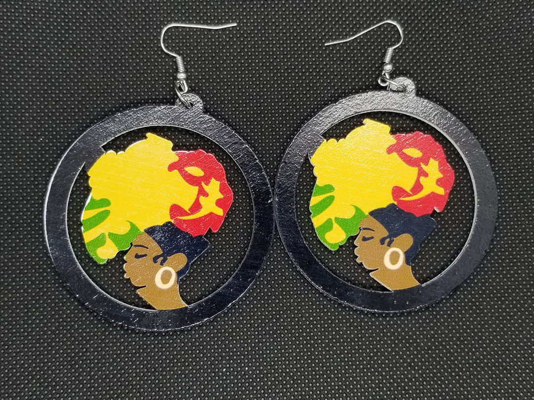 My African Roots Earrings | Marvel Hairs